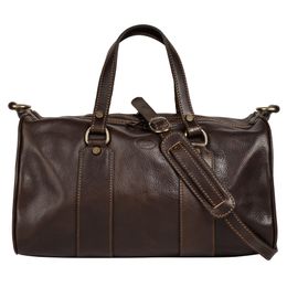 Pike Henkeltasche PIK&Eacute;, Damen, Gr. B/H/T: 36cm x 23cm x 10cm onesize, braun, Leder, Taschen Henkeltasche, echt Leder, Made in Italy