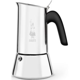 Espressokocher Bialetti "Venus", schwarz (edelstahlfarben, schwarz), 0,46 l, 10, Kaffeemaschinen, Espressokocher, Edelstahl, 10 Tassen
