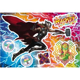 Wandtattoo Komar "Thor4 - Mighty Jane - Gr&ouml;&szlig;e 100 x 70 cm", bunt, B:100cm H:70cm, Folie, Wandtattoos, Wandtattoo, selbstklebend, Wandsticker, Kinderzimmer
