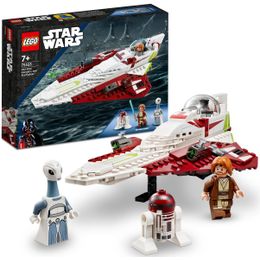 Konstruktionsspielsteine Lego "Obi-Wan Kenobis Jedi Starfighter&trade; (75333), Lego Star Wars&trade;", bunt, Spielbausteine, Kinder, Kunststoff, Konstruktionsspielsteine, Made in Europe