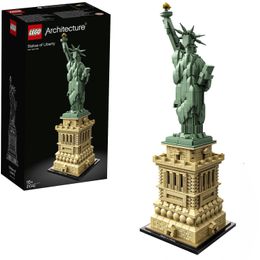 Konstruktionsspielsteine Lego "Freiheitsstatue (21042), Lego Architecture", bunt, Spielbausteine, Kinder, Kunststoff, Konstruktionsspielsteine, Made in Europe, Topseller
