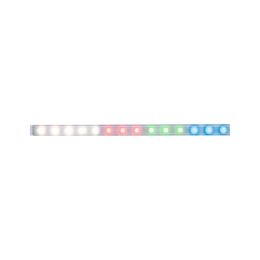 Paulmann LED-Streifen "MaxLED 500 Stripe 1m IP44 Cover 3000K 12W 24V Silber Kunststoff", silber (silberfarben), Flammen 1 Stk., Lichterketten, LED-Streifen