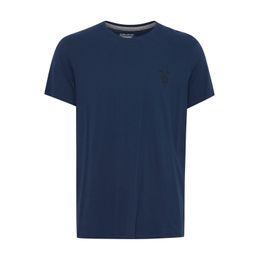 T-Shirt Blend "T-Shirt BHTee", Herren, Gr. M, blau (marineblaus), Obermaterial: 100% Baumwolle CO., Shirts T-Shirt