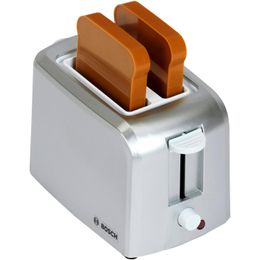 Kinder-Toaster klein "Bosch - Happy", silber (silberfarben), Spielzeug-Haushaltsger&auml;te, KinderB:12cm H:10,5cm T:15cm, Kunststoff, Kinder-Toaster, B:12cm H:10,5cm T:15cm