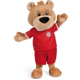 Kuscheltier Nici "FC BAYERN M&Uuml;NCHEN B&auml;r Berni mit Trikot, 80 cm", braun, Pl&uuml;schfiguren, KinderH:80cm, Kuscheltier, enth&auml;lt recyceltes Material, H:80cm
