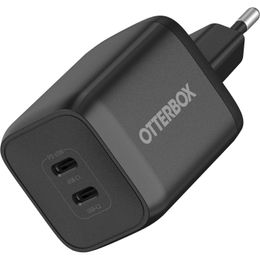 Otterbox USB-Ladeger&auml;t "Wall Charger 65W GaN 2x USB-C", schwarz, B:10,01cm H:4,5cm T:10,01cm, Ladeger&auml;te, USB-Power Delivery (PD), USB-Ladeger&auml;t