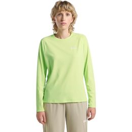 Funktionsshirt Jack Wolfskin "PRELIGHT SWIFT LS W", Damen, Gr. M (38/40), gr&uuml;n (cool, matcha), Obermaterial: 100% Polyester, Shirts Funktionsshirt