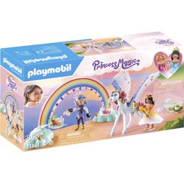 Konstruktions-Spielset Playmobil "Himmlischer Pegasus mit Regenbogen (71361), Princess Magic", bunt, Spielbausteine, Kinder, Kunststoff, Konstruktions-Spielset, Made in Europe