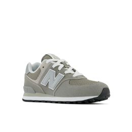 Sneaker New Balance "PC574", Jungen, Gr. 33, grau, Leder, Textil, Schuhe Sneaker