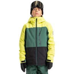 Snowboardjacke Quiksilver "Side Hit Block", Jungen, Gr. 16, schwarz, Obermaterial: 100% Microfaser;, Jacken Snowboardjacke
