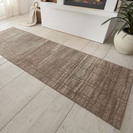 Teppich Hanse Home "Jord", beige (creme,beige), B:80cm H:8mm L:200cm, Polypropylen (PP), Teppiche, Teppich, Kurzflor, L&auml;ufer, Vintage, Wohnzimmer, Schlafzimmer, Esszimmer, Flur