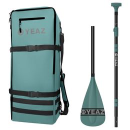 SUP-Paddel YEAZ "Rucksack und Paddel COSTIERA KIT", gr&uuml;n, Paddel, SUP-Paddel