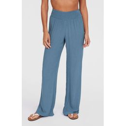 O`Neill Strandhose O'NEILL "JOHNNY SMOCKED WAIST PANTS", Damen, Gr. XS (34), N-Gr, rot (copen blau), Obermaterial: 100% Viskose, Hosen Strandhose