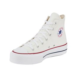 Sneaker Converse "CHUCK TAYLOR ALL STAR LIFT", Damen, Gr. 42, wei&szlig; (vintage wei&szlig;, rot, navy), Textil, Schuhe Sneaker