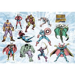 Wandtattoo Komar "Marvel Comics Collection - Gr&ouml;&szlig;e 100 x 70 cm", bunt, B:100cm H:70cm, Folie, Wandtattoos, Wandtattoo, selbstklebend, Wandsticker, Kinderzimmer