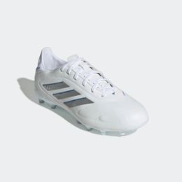 Fu&szlig;ballschuh adidas Performance "COPA PURE 3 LEAGUE KIDS FG/MG", Kinder, Gr. 38,5, silber (cloud wei&szlig;, silber metallic, bright royal), Synthetik, Schuhe Fu&szlig;ballschuh, f&uuml;r Rasenpl&auml;tze, f&uuml;r Kinder & Jugendliche