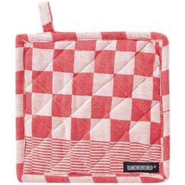 Topflappen DDDDD "Barbeque, 21x21 cm, Baumwolle", rot, B:21cm L:21cm, 100% Baumwolle, Topflappen, Topflappen