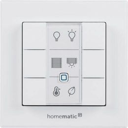 homematic IP Wandtaster "Wandtaster - 6-fach (142308A0)", wei&szlig;, Smart-Home-Stationen, Wandtaster