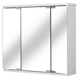 Spiegelschrank Jokey "Funa LED", wei&szlig;, B:68cm H:60cm T:22cm, MDF, Schr&auml;nke, Spiegelschrank, wei&szlig;, 68 cm Breite