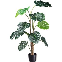 K&uuml;nstliche Zimmerpflanze Creativ green "Splitphilodendron", gr&uuml;n, H:140cm, Kunstpflanzen, K&uuml;nstliche Zimmerpflanze, mit detailgetreuem Blattwerk