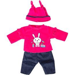 Puppenkleidung BAYER "Obert/Hose Hase", pink, Puppenkleidung, Baby, Puppenkleidung