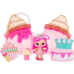 Minipuppe YUMMILAND "Yummiland Beauty Bag Playset + Lip Gloss Doll - Ice Cream Beauty Bag", bunt, Puppen, Kinder, Minipuppe, inklusive Schl&uuml;sselanh&auml;nger