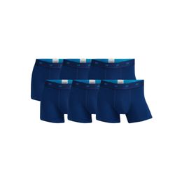 Boxershorts CR7 "Boxershort CR7 Bamboo, Trunk 6-pack FSC 6er Pack", Herren, Gr. XL, blau, Obermaterial: 65% Viskose CV. 30% Baumwolle CO. 5% Elasthan EL., Unterhosen Boxershorts