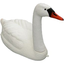 Teichfigur Ubbink "Schwan", wei&szlig;, B:85cm H:45cm T:36cm, Kunststoff, Teichdeko, Teichfigur, 45 cm H&ouml;he