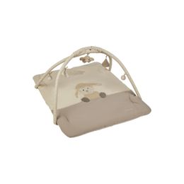 Krabbeldecke Sterntaler "Spielbogen SCHAF Flocke", Baby, beige, Obermaterial: 60% Baumwolle CO. 40% Polyester PES., Wohndecken Krabbeldecke