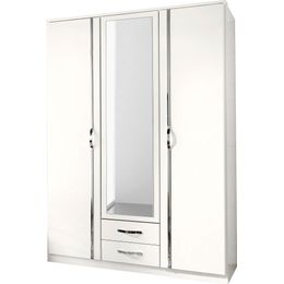 Kleiderschrank wimex "Duo", wei&szlig;, B:135cm H:198cm T:58cm, Schr&auml;nke, Kleiderschrank