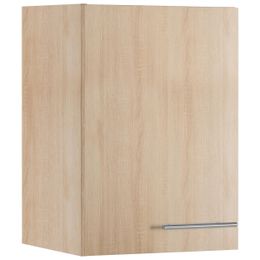 H&auml;ngeschrank Optifit "Mini", braun (eichefarben), B:40cm H:58cm T:35cm, Schr&auml;nke, H&auml;ngeschrank