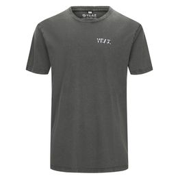 T-Shirt YEAZ "T-Shirt CHAWLAY", Damen, Gr. S, grau, Obermaterial: 100% Baumwolle CO(Bio)., Shirts T-Shirt