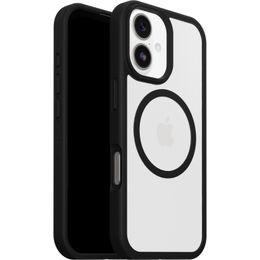 Otterbox Handyh&uuml;lle "React Series MagSafe Compatible f&uuml;r Apple iPhone 17", schwarz crystal, Apple iPhone 17, H&uuml;llen, Backcover, Schutzh&uuml;lle, Handyschutzh&uuml;lle, Case, Schutzcase, sto&szlig;fest, Handyh&uuml;lle