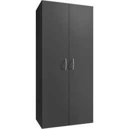 Kleiderschrank wimex "Multiraumkonzept idealer Schrank f&uuml;r dein Zuhause", grau (graphit), B:70cm H:185cm T:40cm, Holzwerkstoff, Schr&auml;nke, Kleiderschrank, Schranksystem W&auml;scheschrank Garderobe Bestseller Otto&acute;s Choice