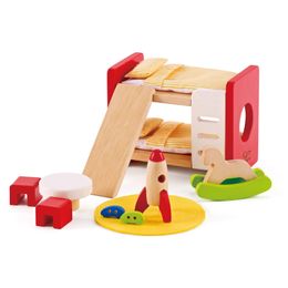 Puppenhausm&ouml;bel HAPE "Kinderzimmer", bunt, Puppenm&ouml;bel, Kinder, Holz, Polyester, Puppenhausm&ouml;bel