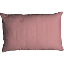 Kissenbezug CASATEX "Uni", rosa (altrosa), B:40cm L:80cm, Satin, Baumwolle, Kissenbez&uuml;ge, Kissenbezug, Uni Design, Rei&szlig;verschluss, tolle Farben