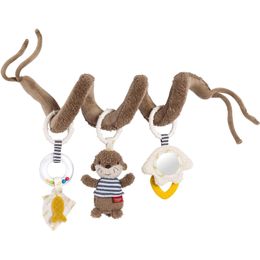 babyFEHN Greifspielzeug FEHN "Otter Theo, Activity-Spirale Otter", braun, Greifspielzeug, BabyB:35cm H:22cm, Jersey, Pl&uuml;sch, Softvelour, Greifspielzeug, B:35cm H:22cm