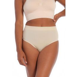 Shapingstring MAGIC BODYFASHION "Comfort Thong", Damen, Gr. L, braun (latte), Obermaterial: 92% Polyamid, 8% Elasthan, unifarben, k&ouml;rpernah, Unterhosen Shapingstring, glatte, nahtlose Verarbeitung f&uuml;r ein unsichtbares Aussehen