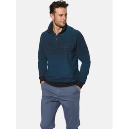 Sweatshirt Babista "Sweatshirt BENTILAGI", Herren, Gr. XXL, blau (dunkelblau melange), Obermaterial: 73% Baumwolle CO. 27% Polyester COOLMAX PES(Coolmax)., Sweatshirts Sweatshirt
