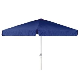 Sonnenschirm Vcm "Alu-Sonnenschirm achteckig, Spannweite 3,8m", blau, Obermaterial: 100% Sonstiges Material (Ananasfaser) AM_PF ., Standschirme, Sonnenschirm
