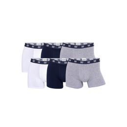 Boxershorts CR7 "Boxershort 6er Pack", Herren, Gr. XL, bunt (wei&szlig;, grau, dunkelblau), Obermaterial: 95% Baumwolle CO. 5% Elasthan EL., Unterhosen Boxershorts