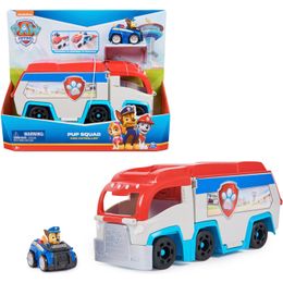 Spielzeug-Transporter Spin Master "Paw Patrol - Pup Squad Patroller", bunt, Spielzeugfahrzeuge, KinderH:10cm T:25cm, Kunststoff, Spielzeug-Transporter, mit Chase-Fahrzeug, H:10cm T:25cm