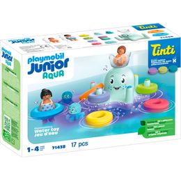 Konstruktions-Spielset Playmobil "Bunter Tintenfisch, inkl. 3 Tinti-Badetabletten (71438)", bunt, Spielbausteine, Baby, Kunststoff, Konstruktions-Spielset, JUNIOR AQUA & Tinti; Made in Europe