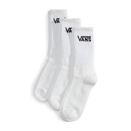 Socken Vans, Damen, Gr. 34,5-38, wei&szlig;, Obermaterial: 74% Baumwolle, 15% Nylon, 7% Polyester, 3% Elastodien, 1% Elasthan, Socken Socken, f&uuml;r sportliche Aktivit&auml;ten und Alltag, weiches Obermaterial