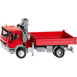 Spielzeug-LKW Siku "Mercedes-Benz Atego mit Kran (3534)", rot, Spielzeugfahrzeuge, KinderB:6cm H:8cm T:14,3cm, Kunststoff, Metall, Spielzeug-LKW, B:6cm H:8cm T:14,3cm