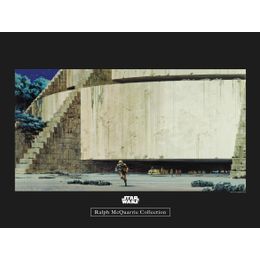 Bild Komar "Star Wars Classic RMQ Yavin Temple", bunt (farbe bild(er): bunt), B:40cm H:30cm, Holz, Papier, Bilder, Bild, Wandbild zur Dekoration im Kinderzimmer - ohne Rahmen