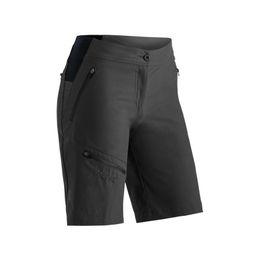 Outdoorhose Maier Sports "Inara Short Vario", Herren, Gr. 42, Normalgr&ouml;&szlig;en, schwarz, 90% Polyamid, 10% Elasthan, Hosen Outdoorhose, Damen Shorts, kurze Wanderhose, Outdoor-Hose, 4 Taschen, Regular Fit