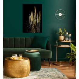 Acrylglasbild OTTO HOME "Pampas Gras - Acrylbilder mit Blattgold veredelt", gold (farbe bild(er): gold), B:30cm H:40cm, Acrylglas, Bilder, Acrylglasbild, Goldveredelung, Handgearbeitet, Gerahmt, Edel