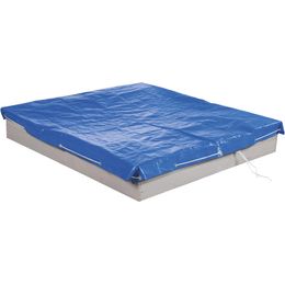 Sandkasten-Abdeckplane Roba, blau, Planen, Kinder, B/H/L: 154cm x 154cm, Polyester, Sandkasten-Abdeckplane, 154x154 cm, wetterfest, Metall&ouml;sen zur Befestigung, B:154cm L:154cm, Topseller