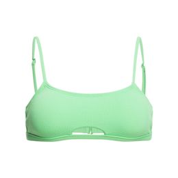 Bandeau-Bikini-Top Roxy "Color Jam", Damen, Gr. XXL, Cup B, gr&uuml;n (absinthe gr&uuml;n), Obermaterial: 93% Nylon, 7% Elasthan;, Bikini-Oberteile Bandeau-Bikini-Top